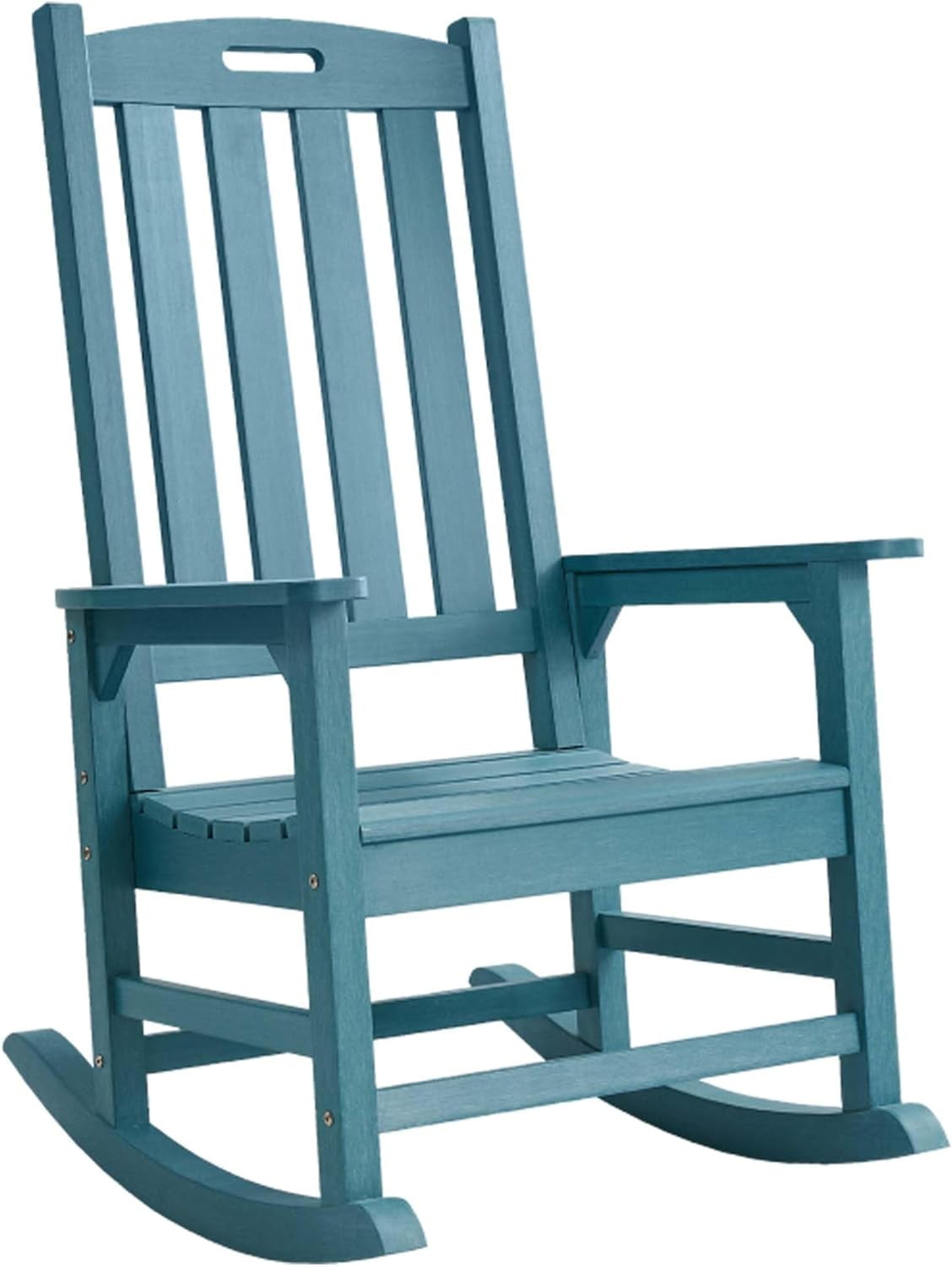 Psilvam Oversized Outdoor Rocking Chair, with 21" Wide Seat and 32 ...