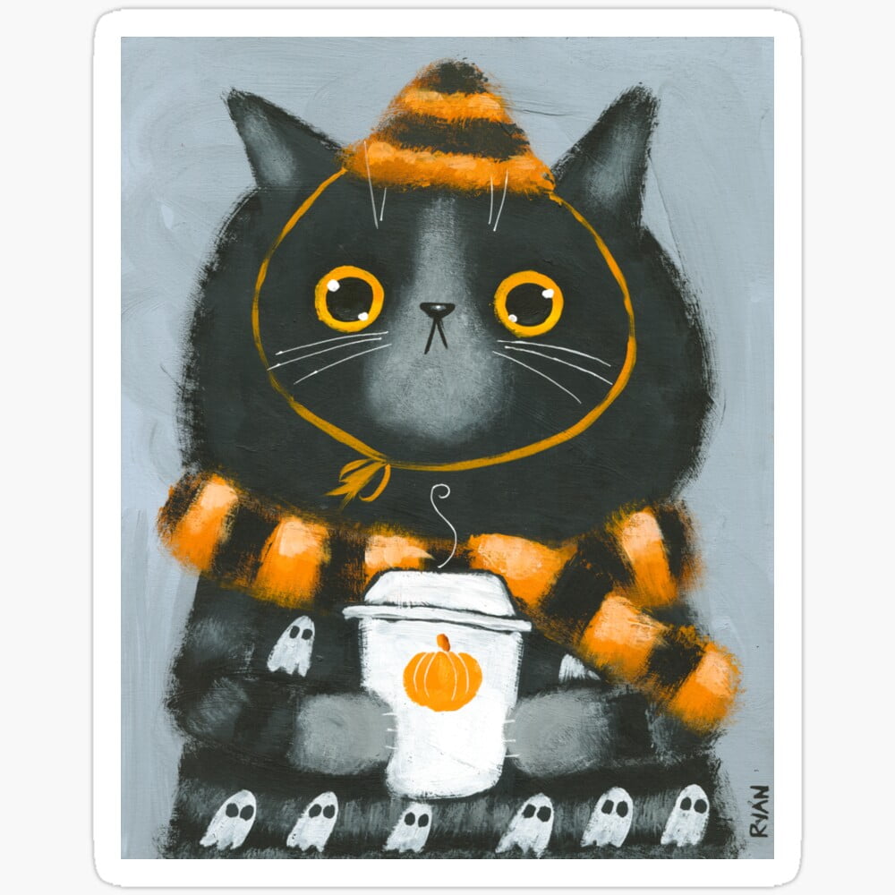 Psl Kitty Sticker Phone Decal Water Bottle Stickers Car Decals, Laptop ...