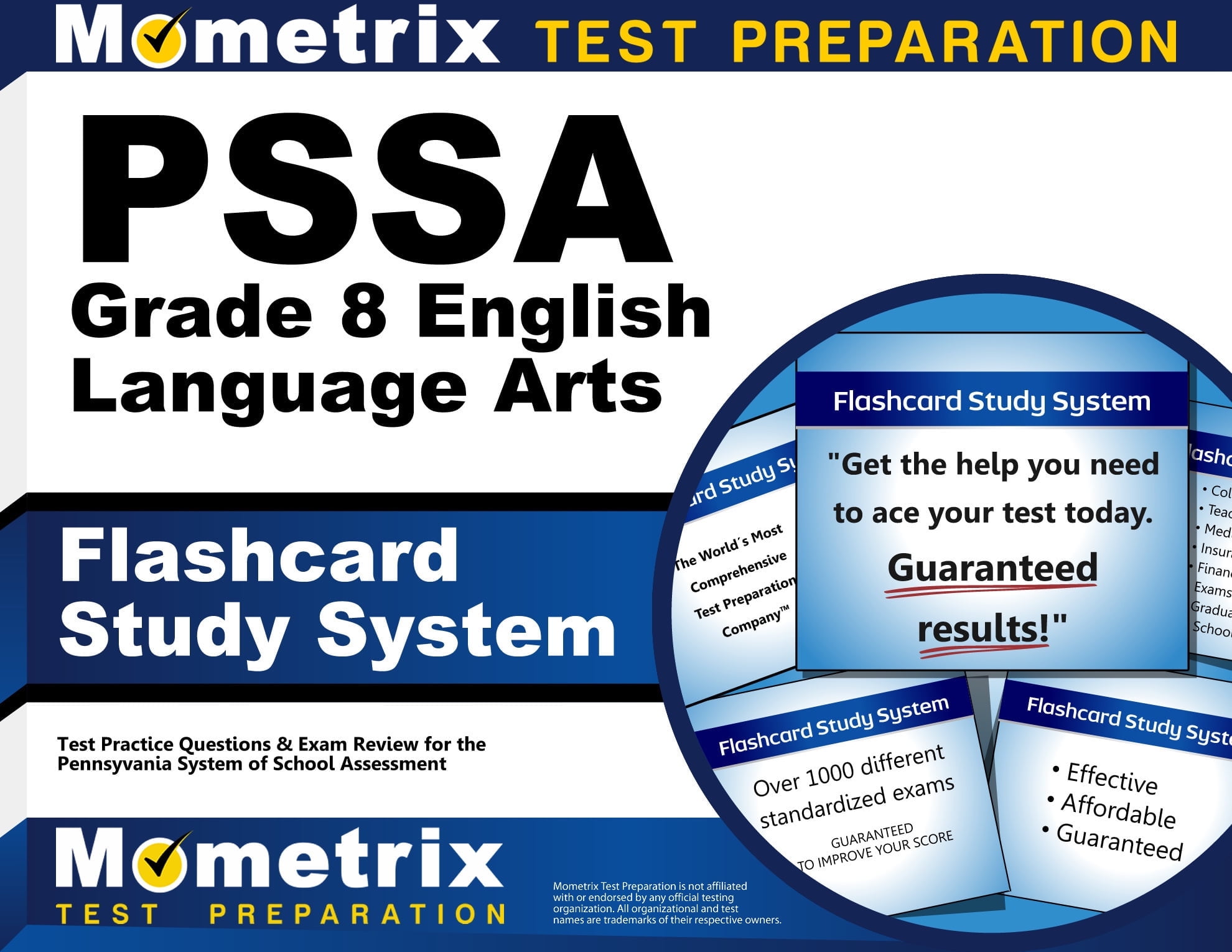 Pssa Grade 8 English Language Arts Flashcard Study System : Pssa Test ...
