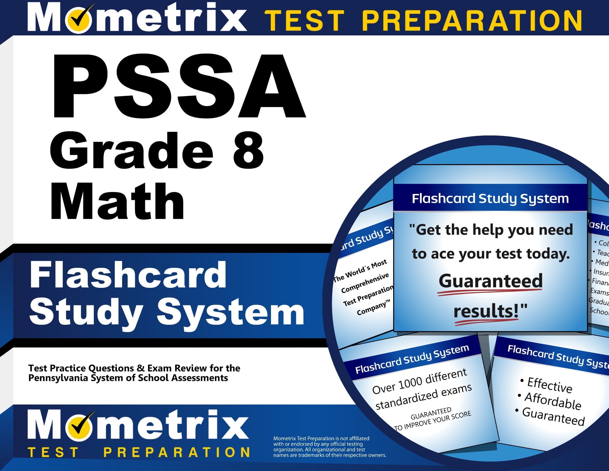 Pssa Grade 8 Mathematics Flashcard Study System : Pssa Test Practice ...