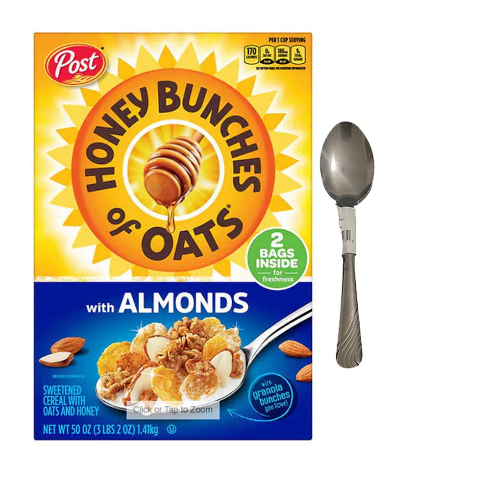 Pst, Honey Bunches of Oats with Almonds Cereal, 50 oz - Walmart.com