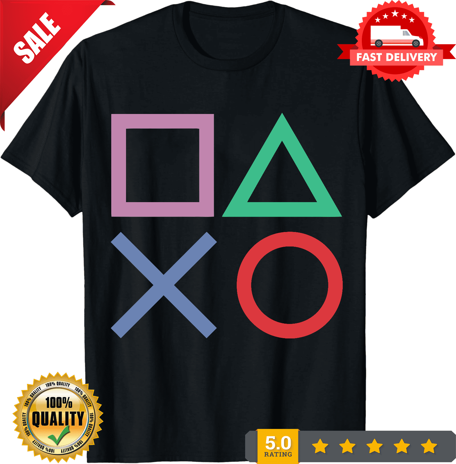 Psx Symbol Retro Gaming Premium Unisex T-shirt, LIMITED EDITION-TH73468 ...