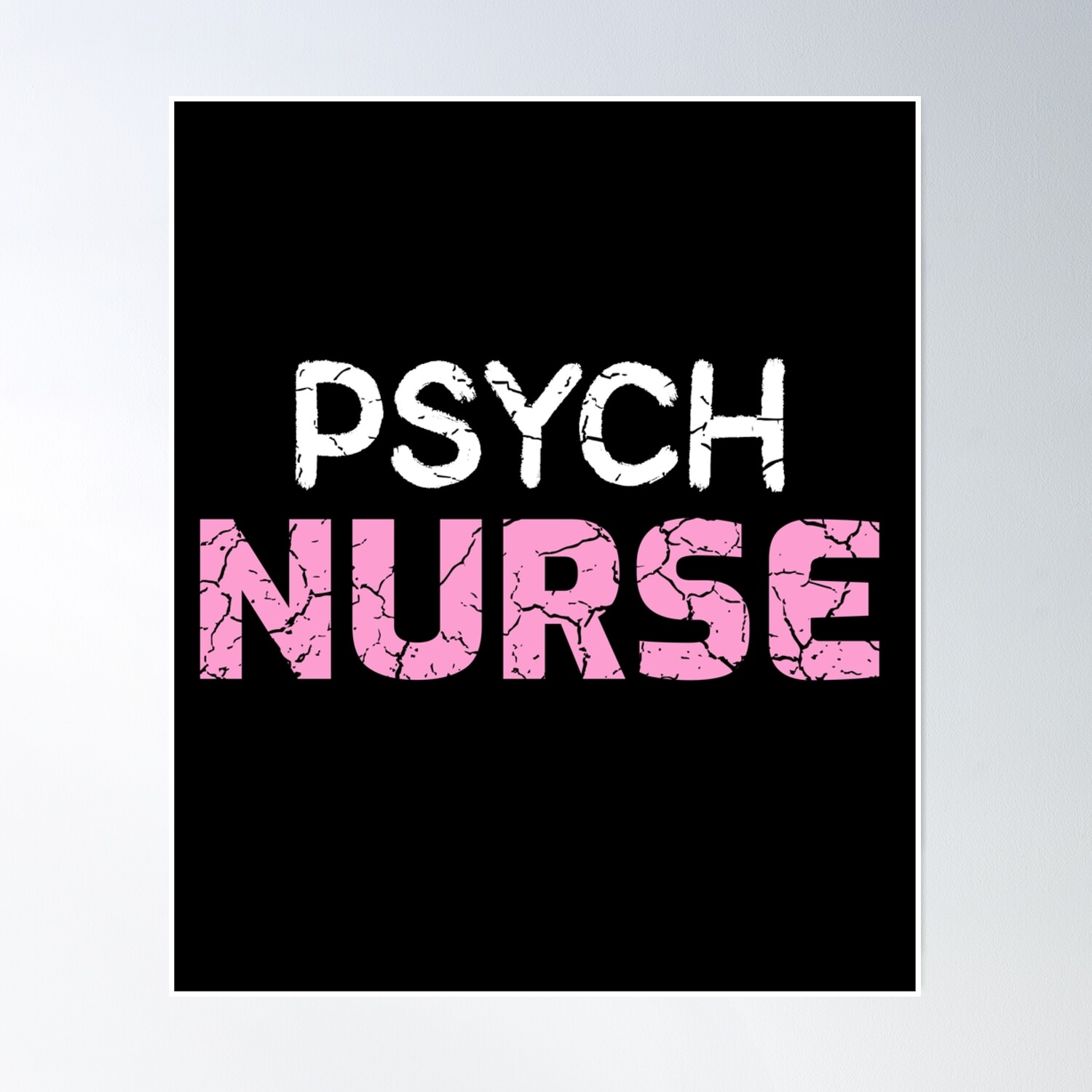 Psych Mental Health Nurse Poster Wall Art, Modern Wall Decor, 8x12 ...