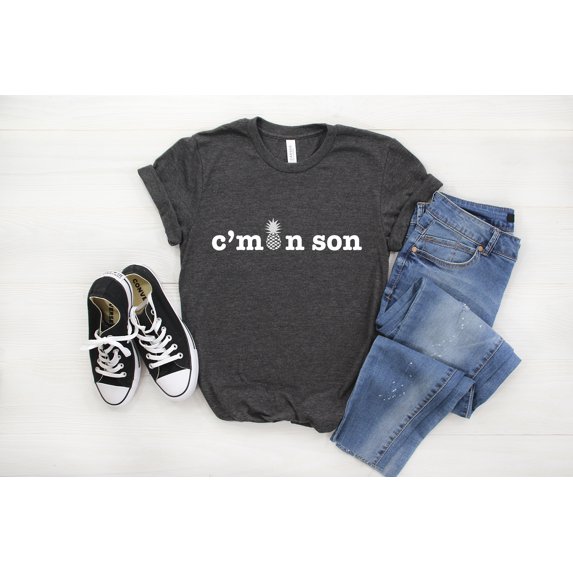 Psych Shirt C'mon Son Pineapple Shirt Shawn Spencer Shirt Psych ...
