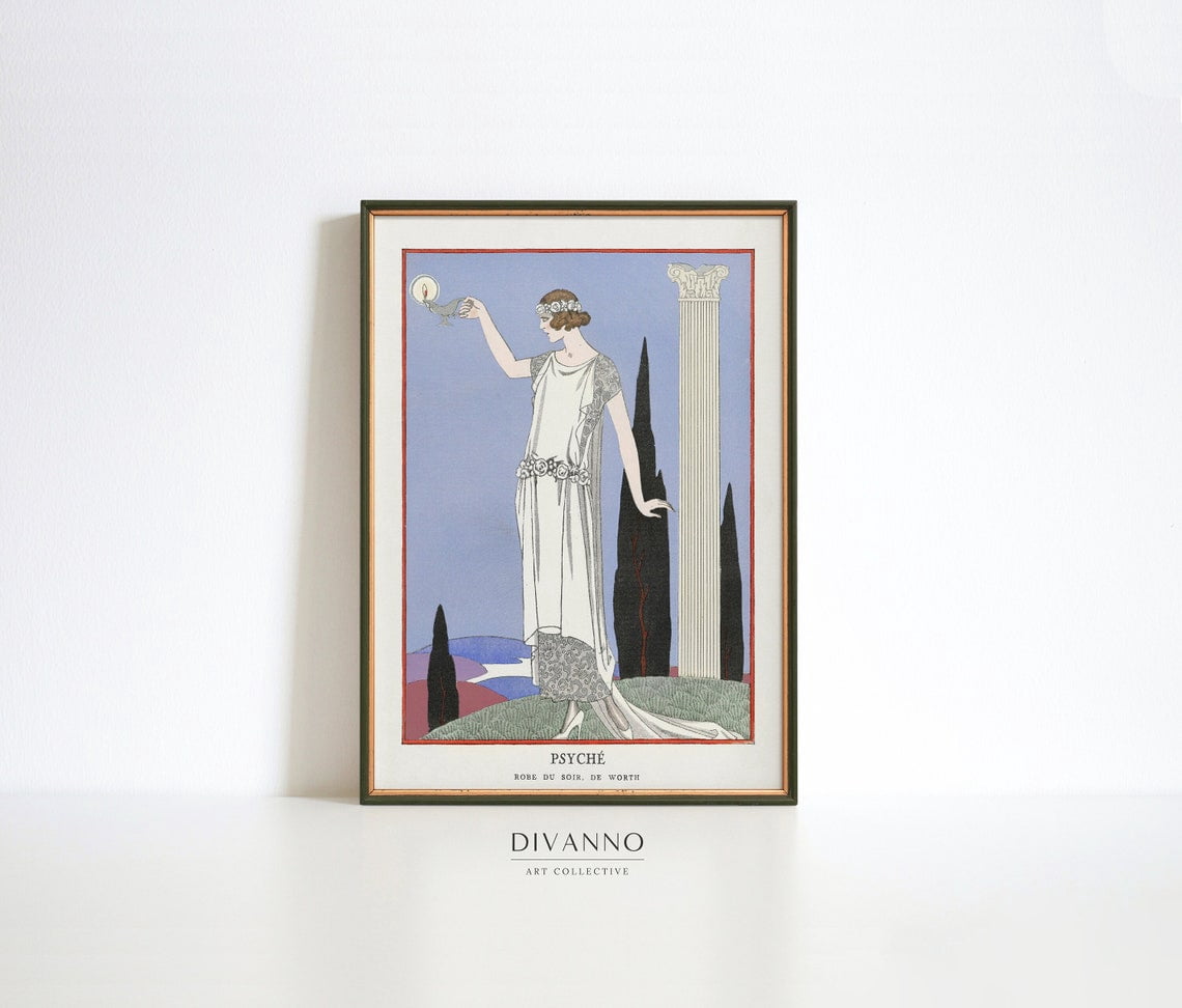 Psyche Evening Gown Fashion Poster Design 2, Unframed Size 24x36 ...