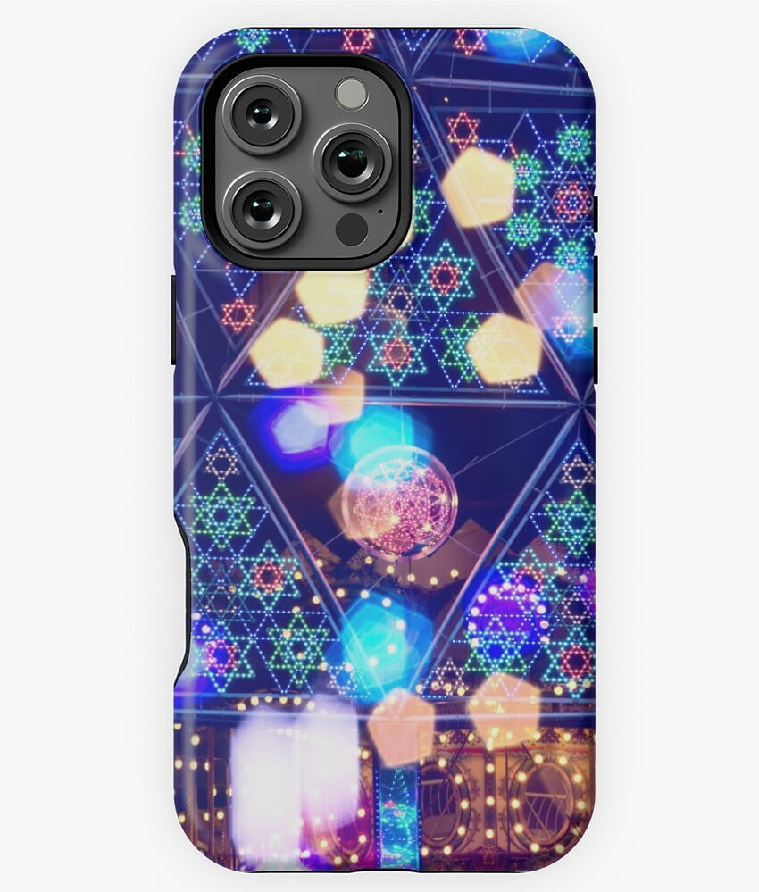 Psychedelic Bokeh Lights Tokyo Park Phone Case for iPhone 16 15 14 13 ...