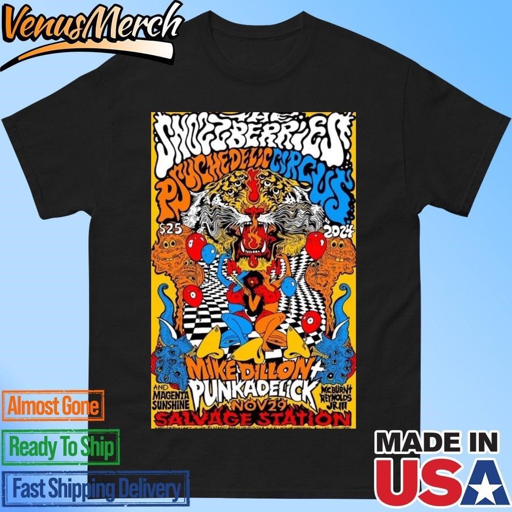 Psychedelic Circus Asheville Nc 11 29 24 Event Poster Shirt - Walmart.com