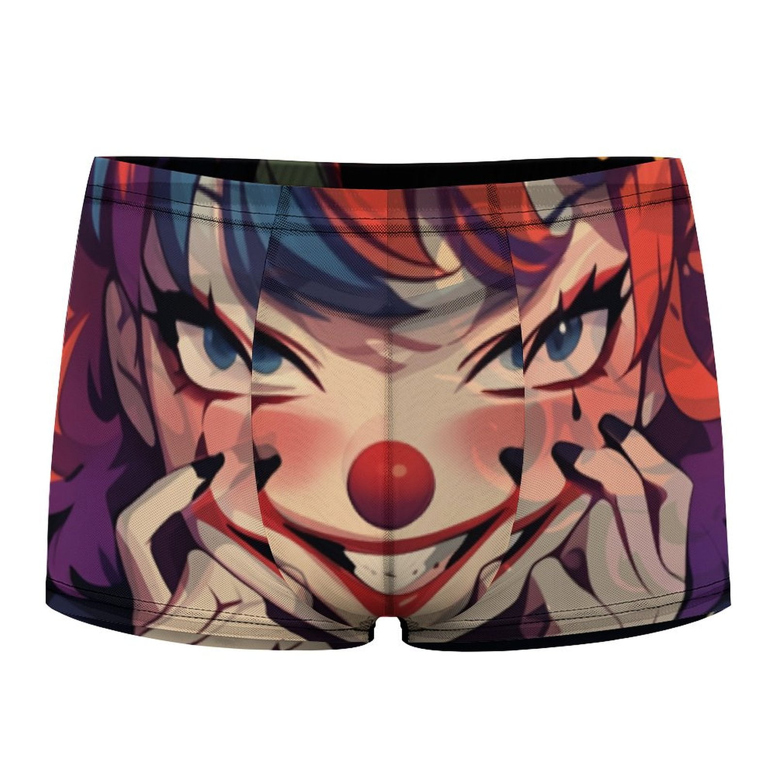 Psychedelic Clown Joker Men's Mesh Boxer Briefs Cooling Breathable ...
