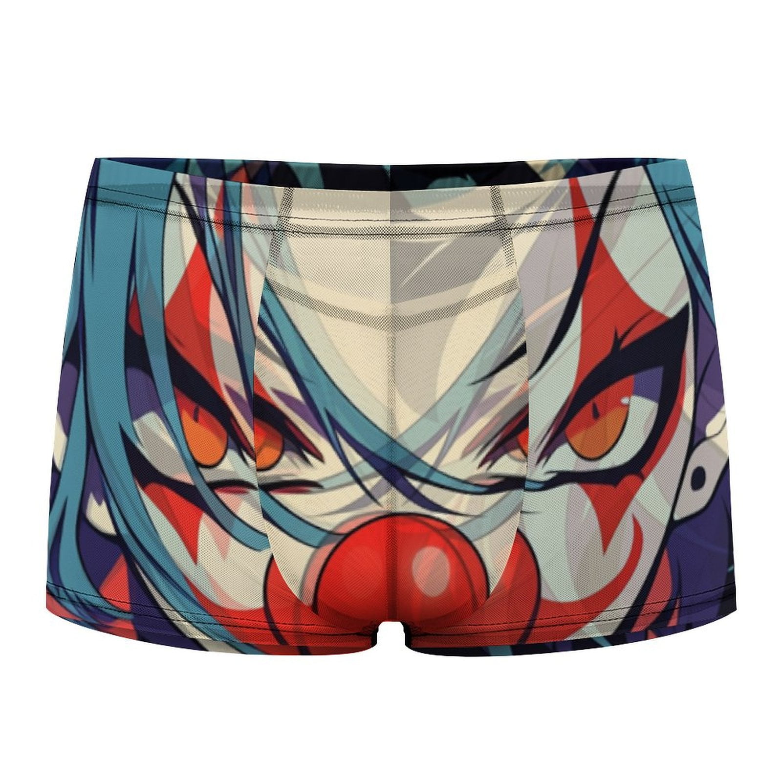 Psychedelic Clown Joker Men's Mesh Boxer Briefs Cooling Breathable ...