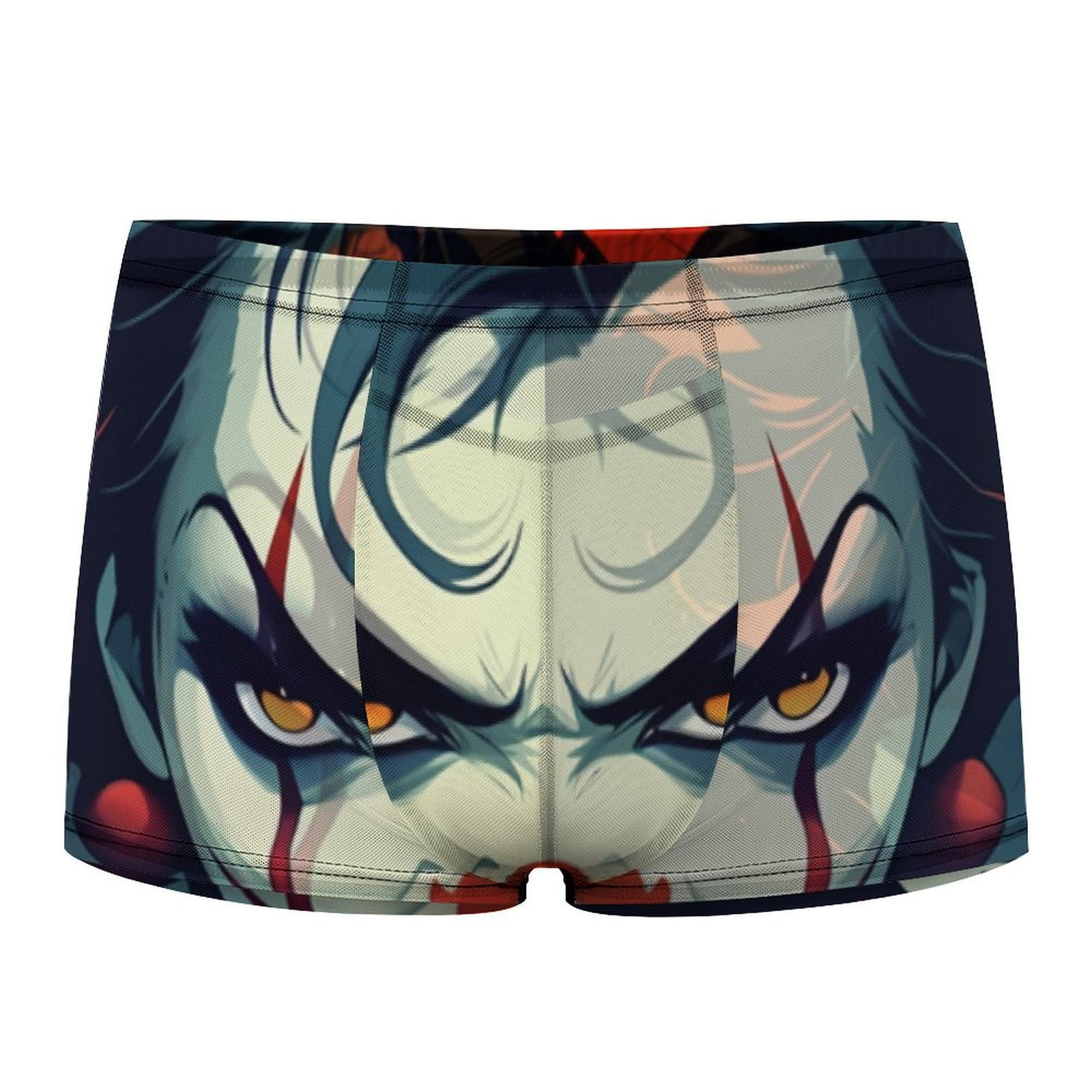 Psychedelic Clown Joker Men's Mesh Boxer Briefs Cooling Breathable ...