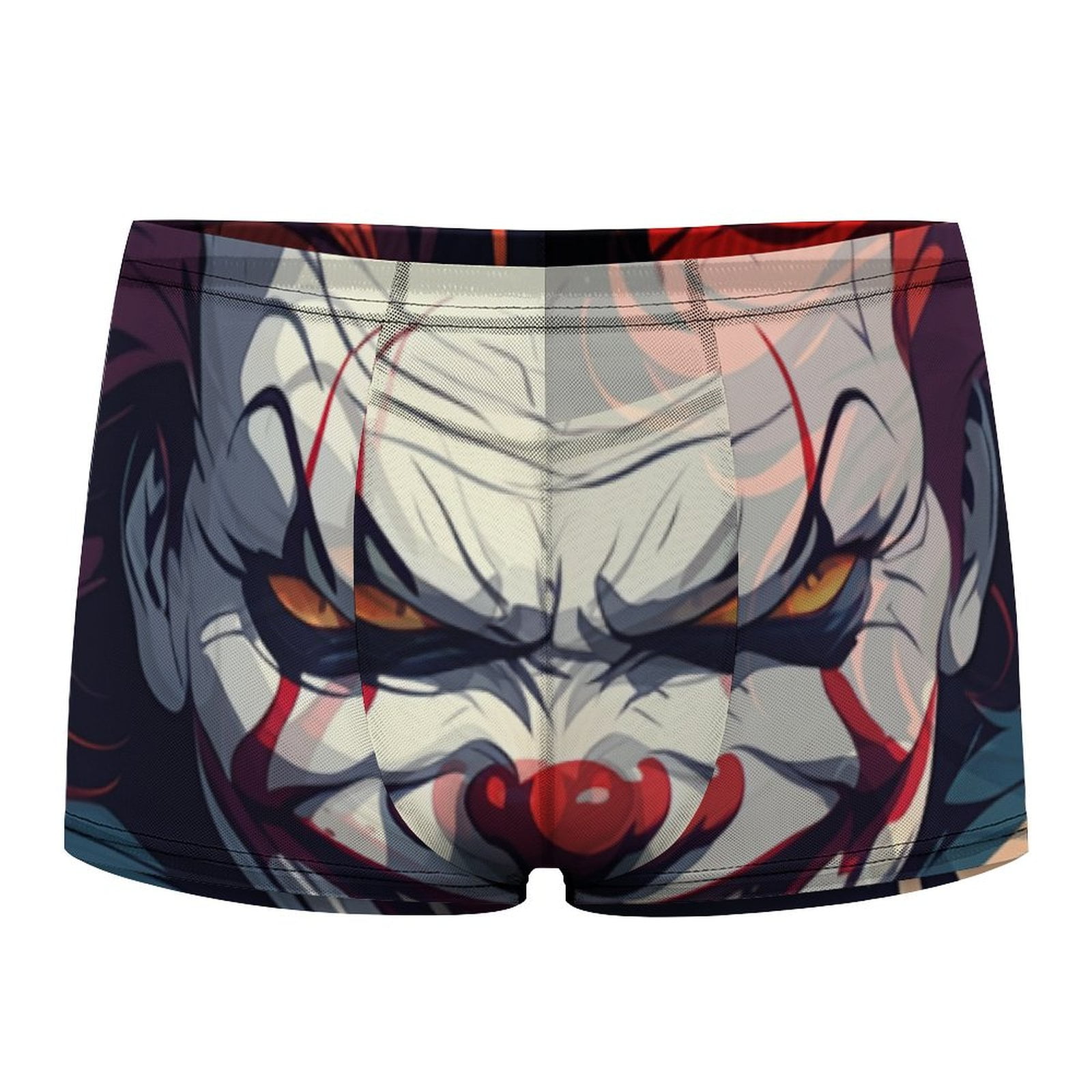 Psychedelic Clown Joker Men's Mesh Boxer Briefs Cooling Breathable ...