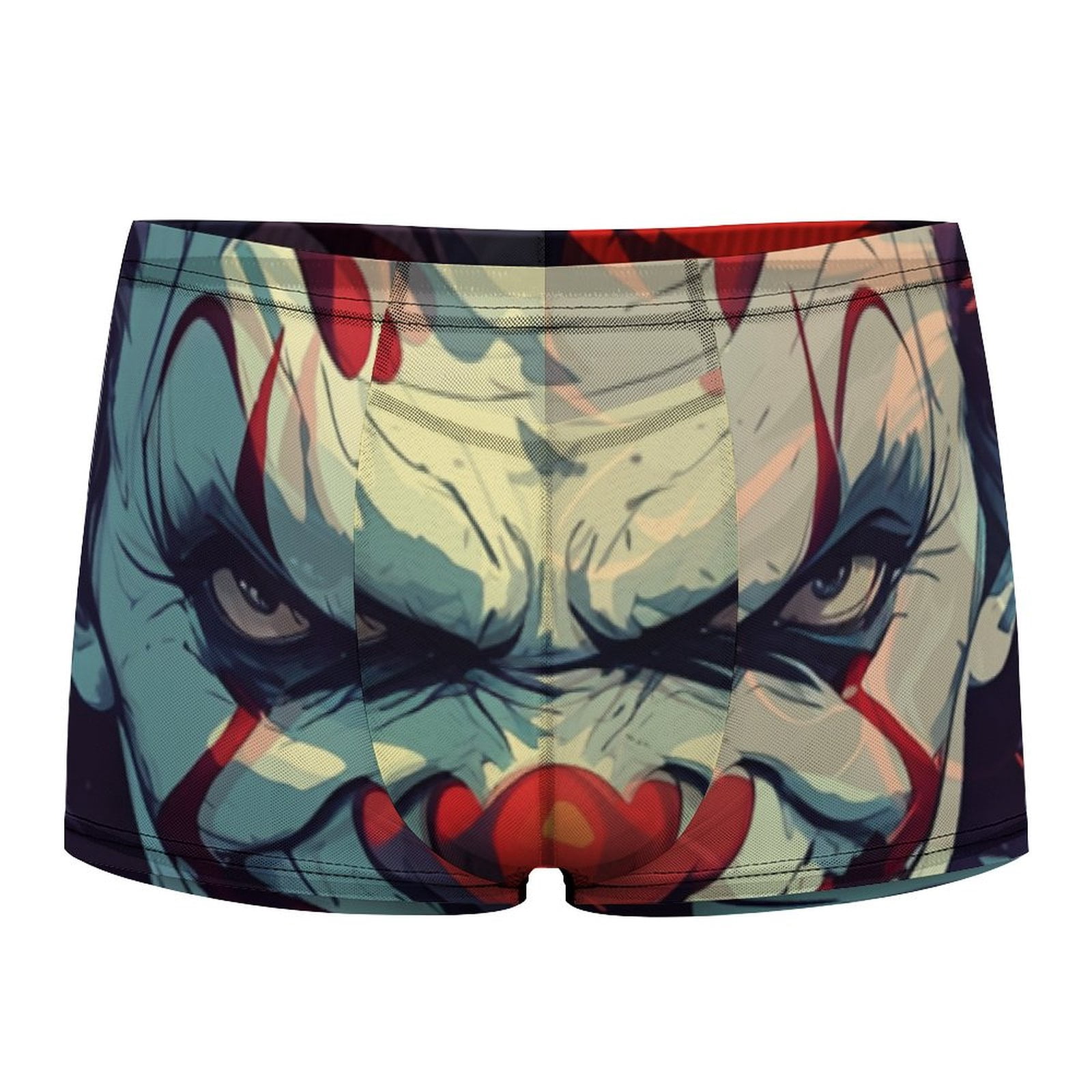 Psychedelic Clown Joker Men's Mesh Boxer Briefs Cooling Breathable ...