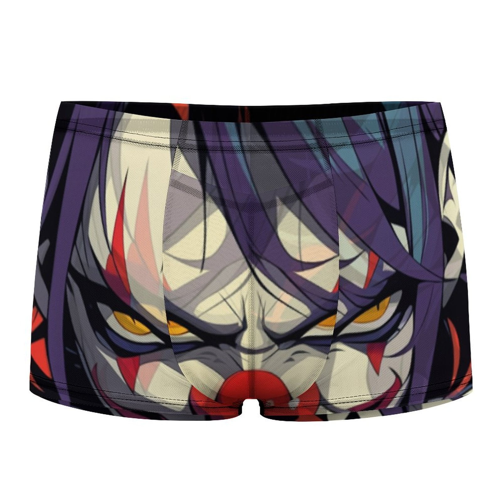 Psychedelic Clown Joker Men's Mesh Boxer Briefs Cooling Breathable ...