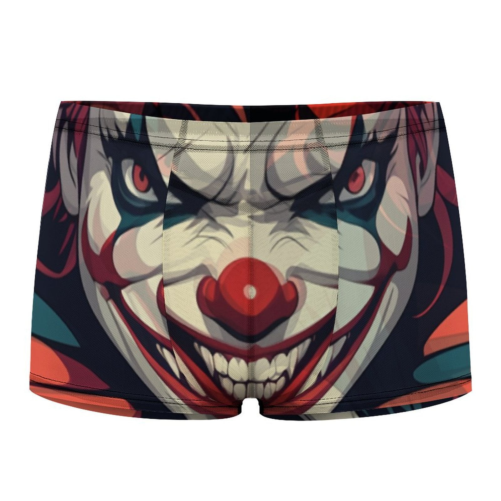 Psychedelic Clown Joker Men's Mesh Boxer Briefs Cooling Breathable ...