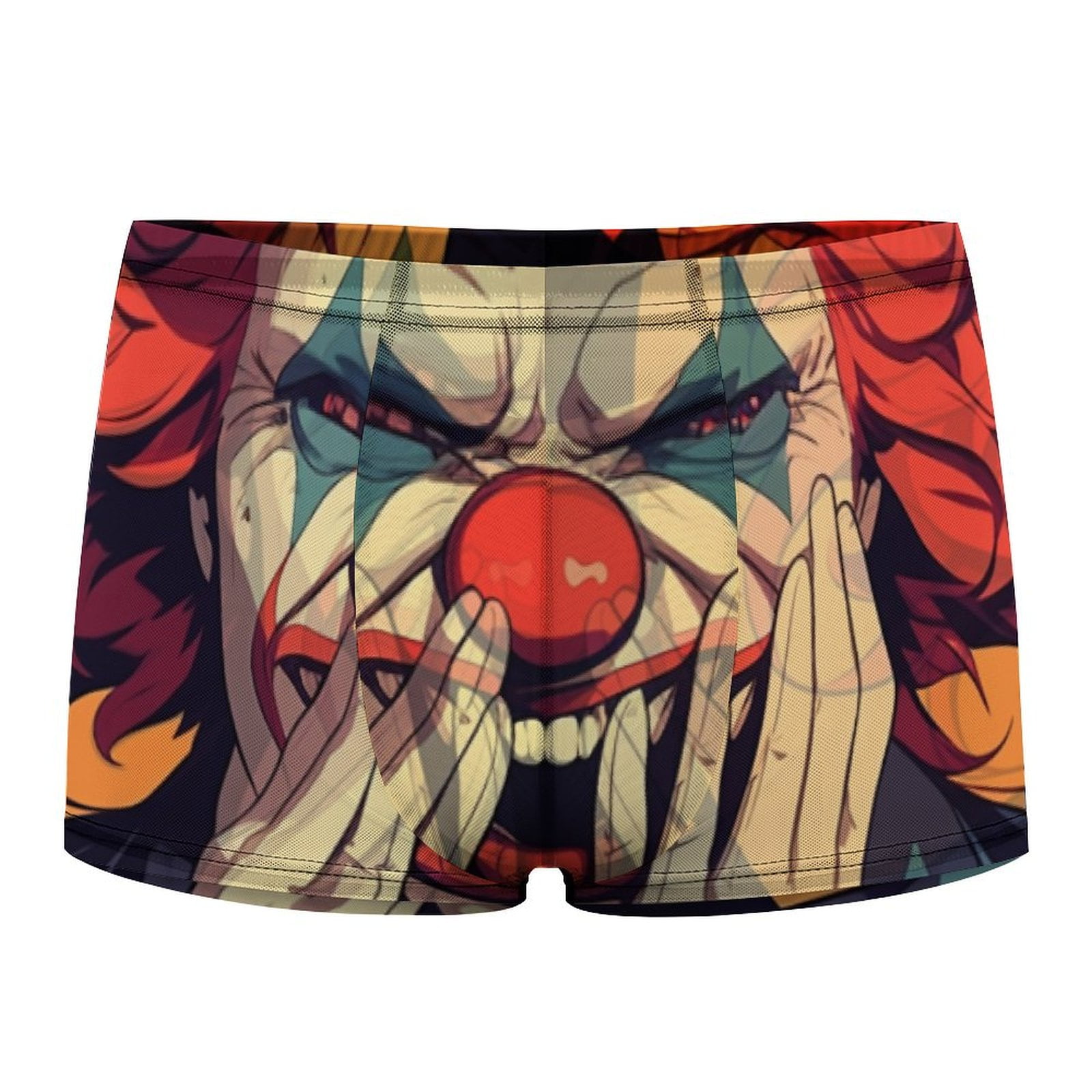 Psychedelic Clown Joker Men's Mesh Boxer Briefs Cooling Breathable ...