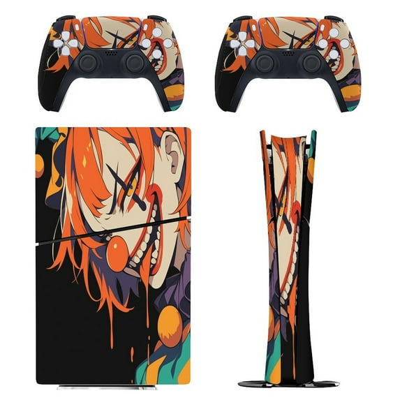 Psychedelic Clown Joker PS5/PS5 Pro/PS5 Slim Digital Disc Skin Sticker ...