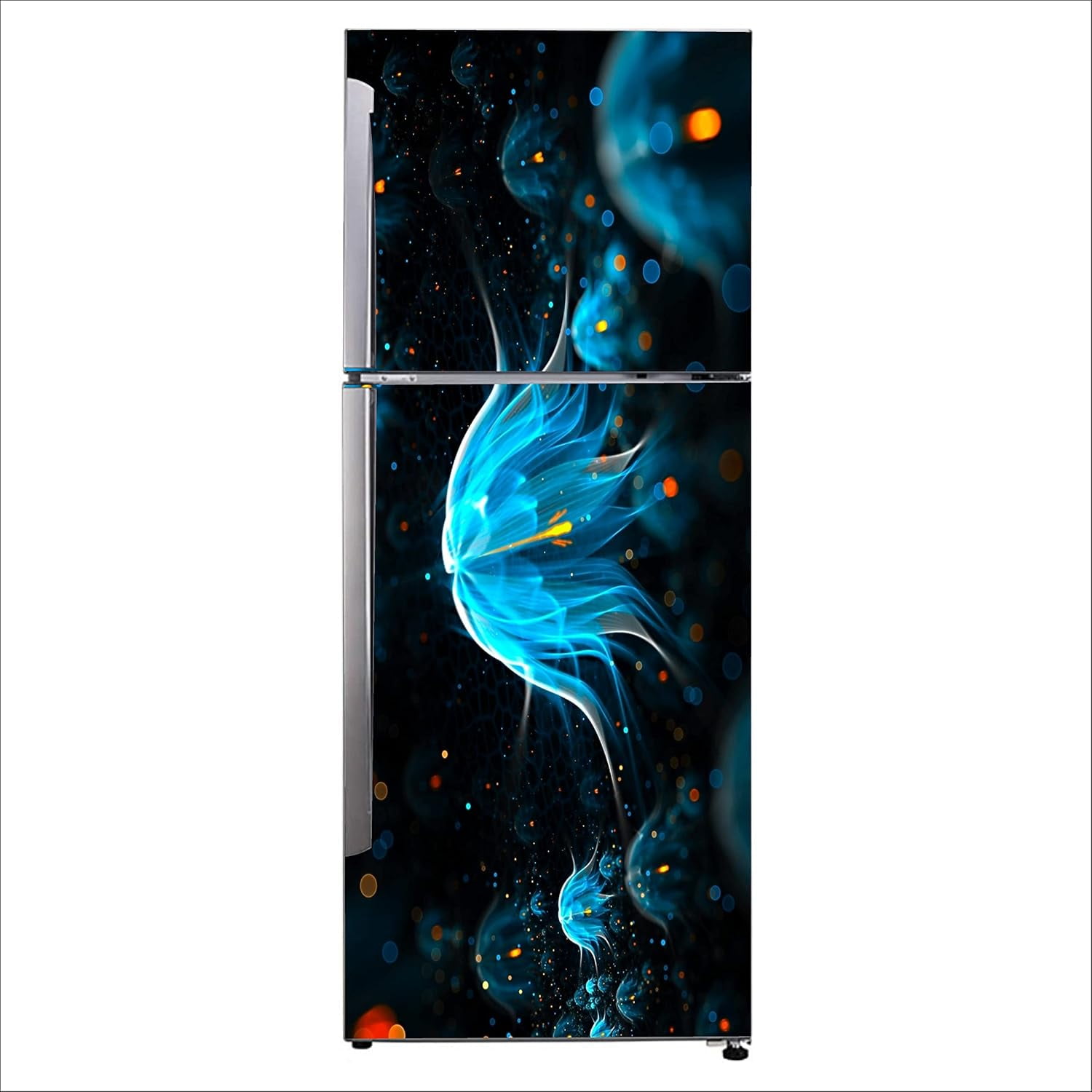 Psychedelic Collection Decorative Beautiful neon Flower Multicolor ...