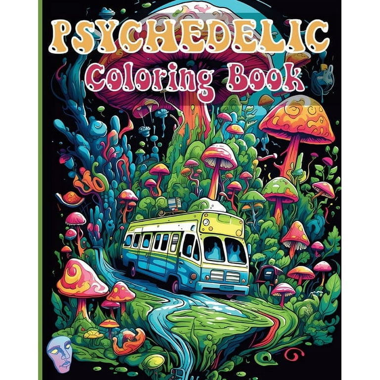 psychodelic coloring book