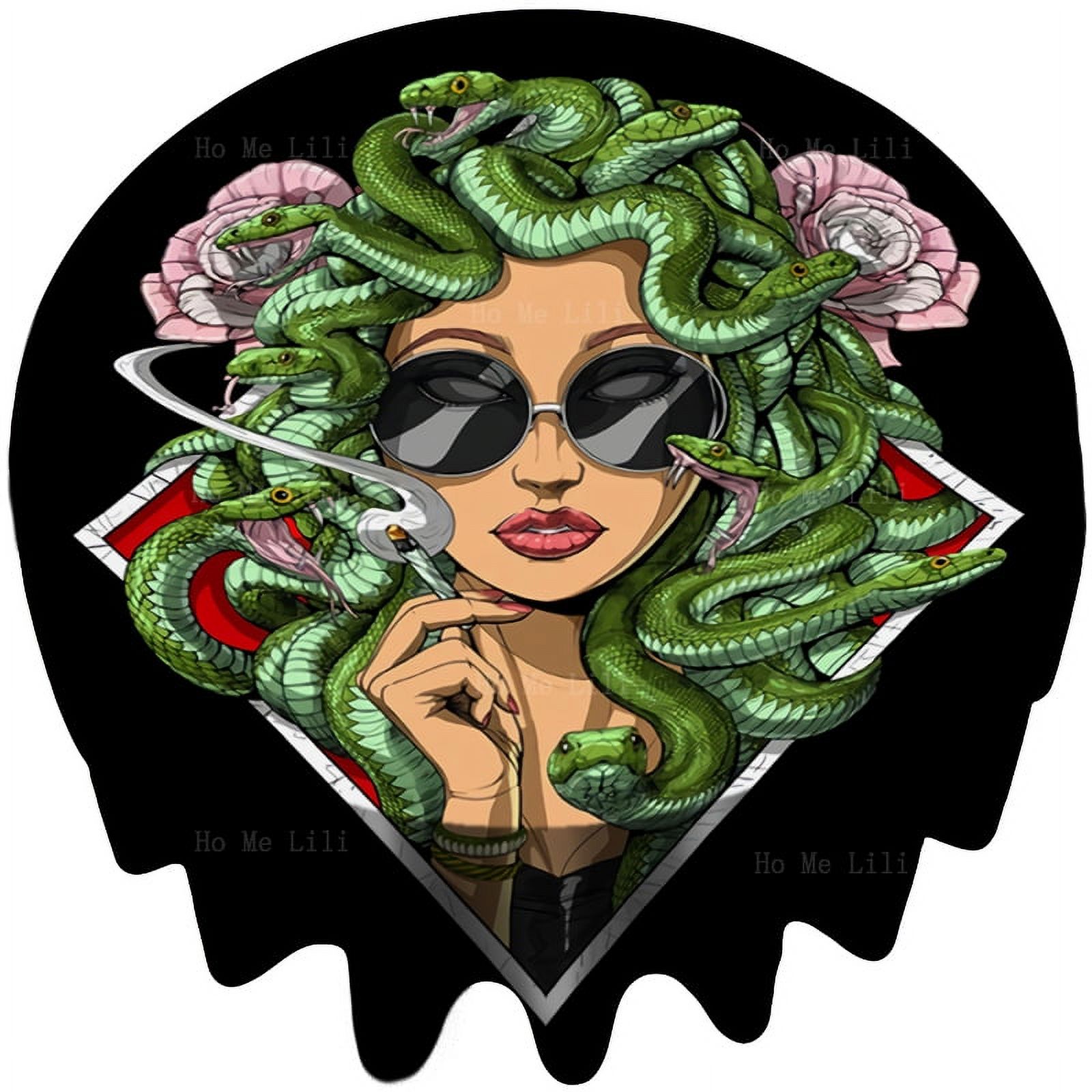 Psychedelic Greek Goddess Smoking Hippie Sexy Cartoon Girl Zodiac ...