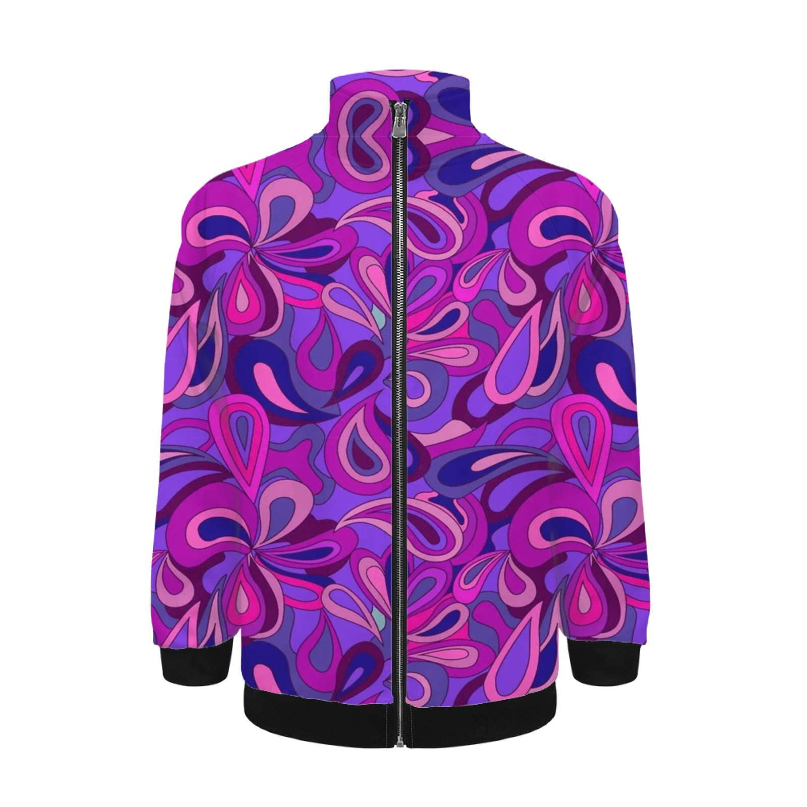 Psychedelic Hippie Purple Tears Jacket Men's Street Cool Long Sleeves ...