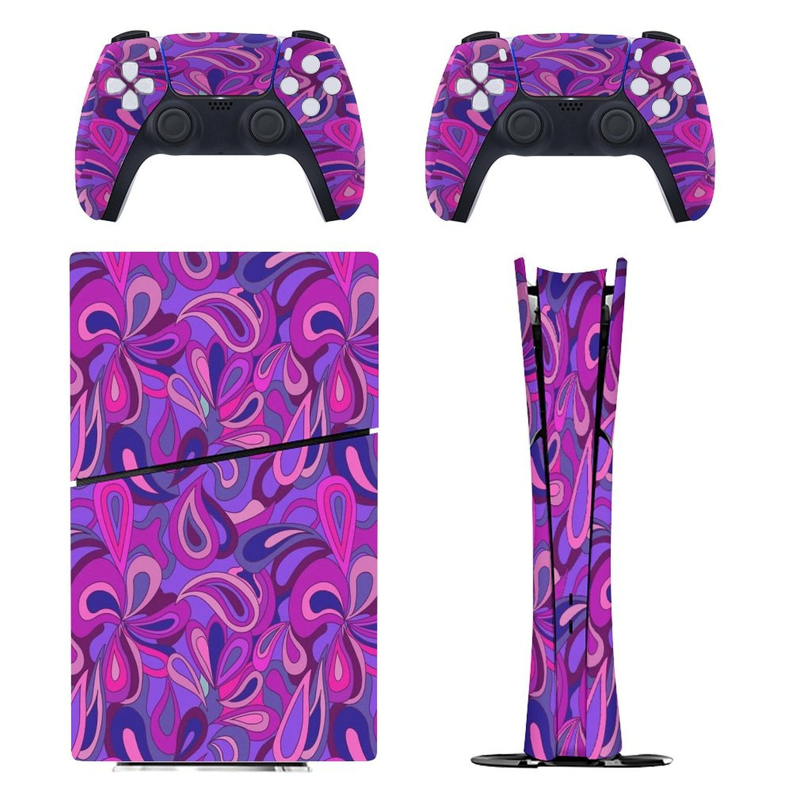 Psychedelic Hippie Purple Tears PS5/PS5 Pro/PS5 Slim Digital Disc Skin ...