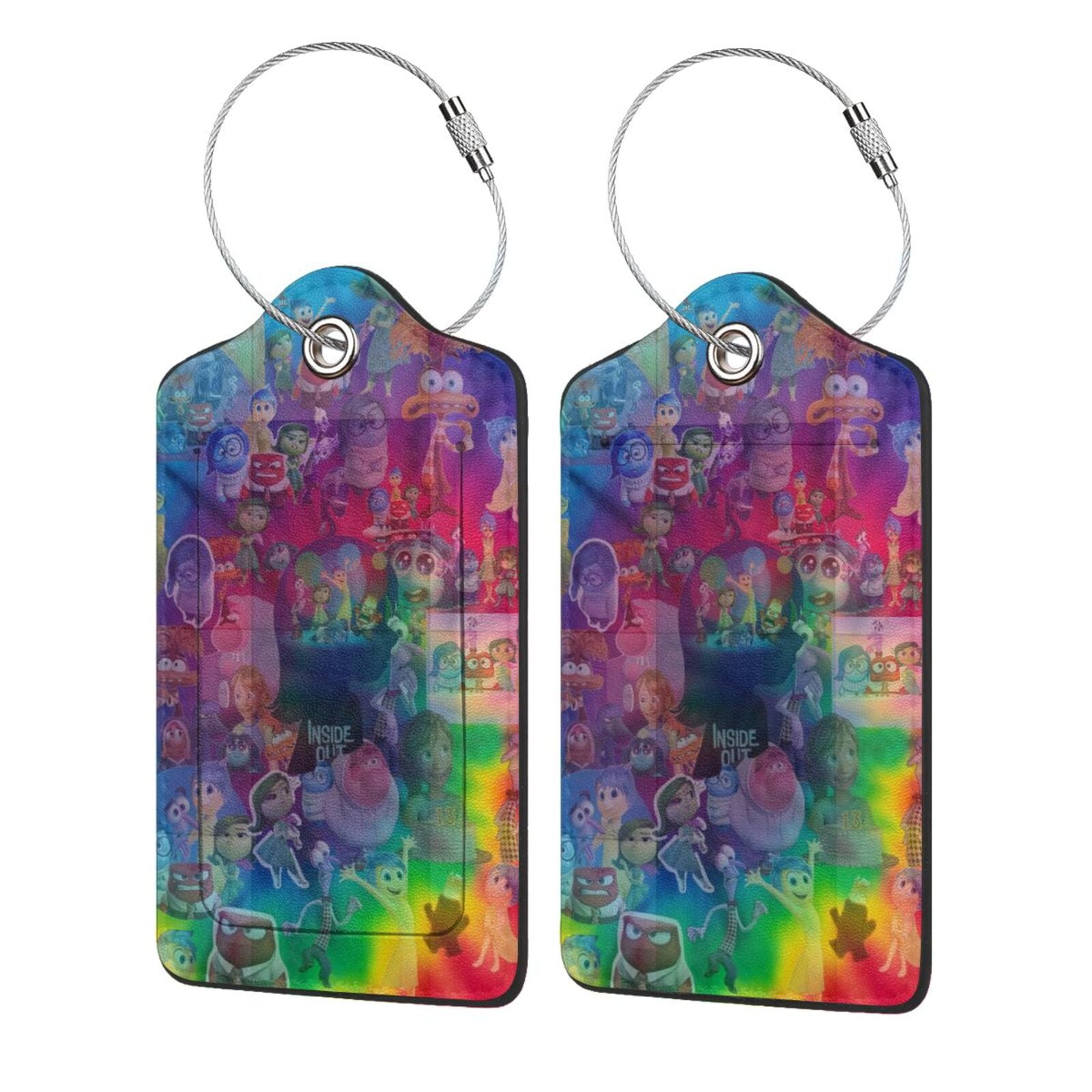 Psychedelic Inside Out Luggage Tags for Suitcases Travel ID ...