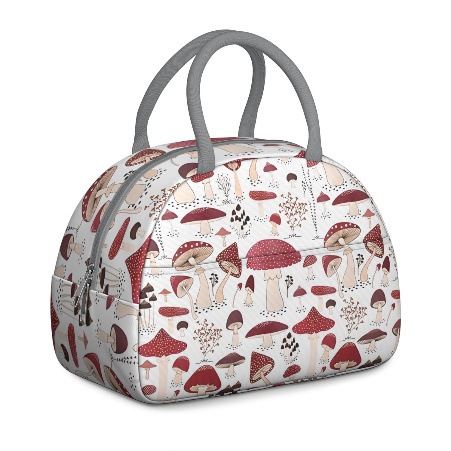 Psychedelic Lunch Bag - 60s-Inspired Trippy Toadstools, Insulated Tote for Vintage Vibes ...