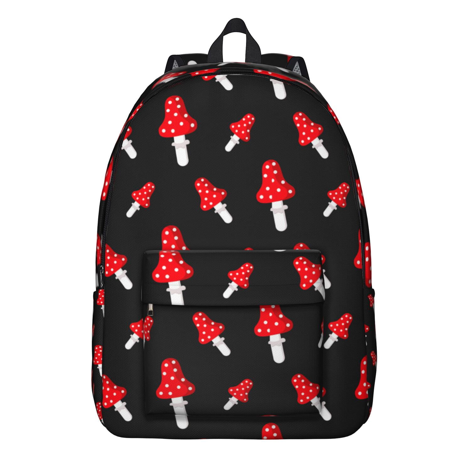 Psychedelic Mushroom Backpack, Trippy Boho Mushroom School Bag with ...