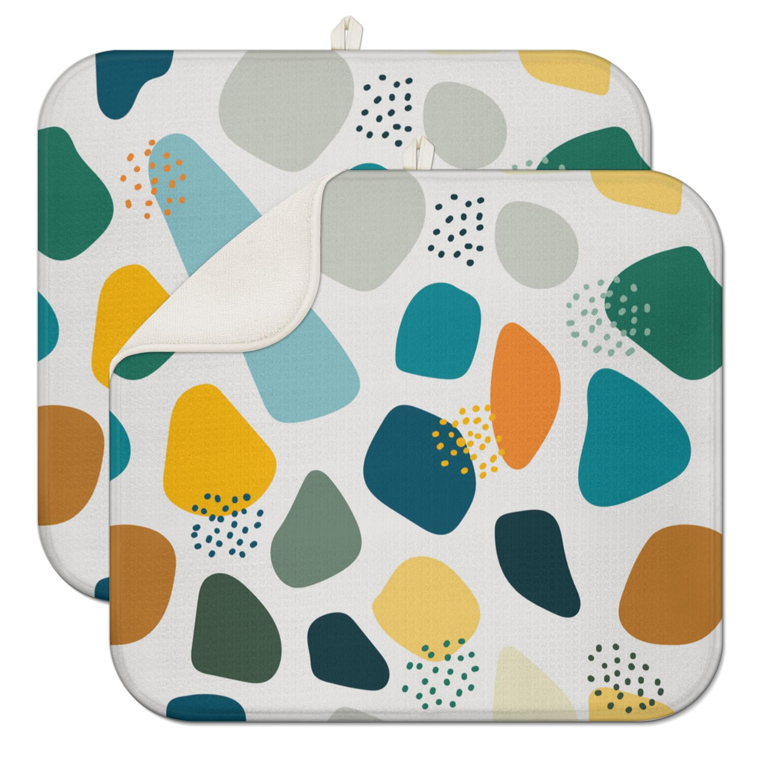 Psychedelic Pattern Dish Drying Mat – Trippy Design, Unique Addition to ...