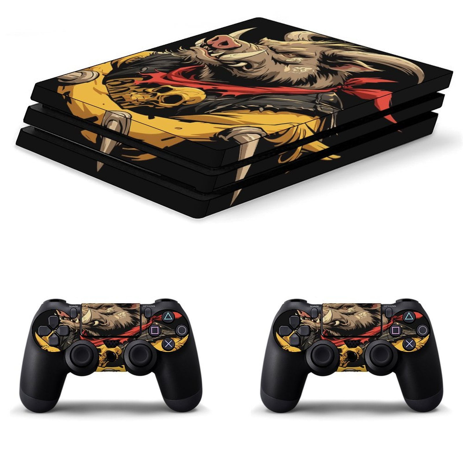 Psychedelic Pig Head Colorful PS4/PS4 Pro/PS4 Slim Skin Sticker For ...