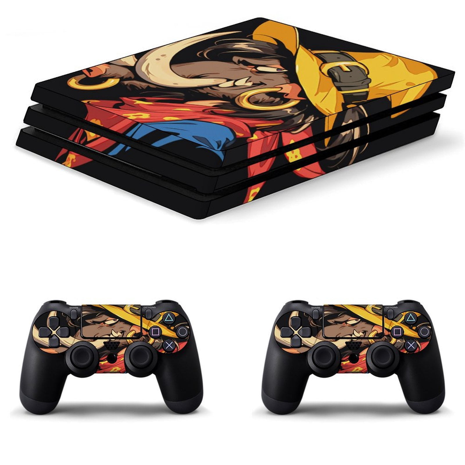 Psychedelic Pig Head Colorful PS4/PS4 Pro/PS4 Slim Skin Sticker For ...