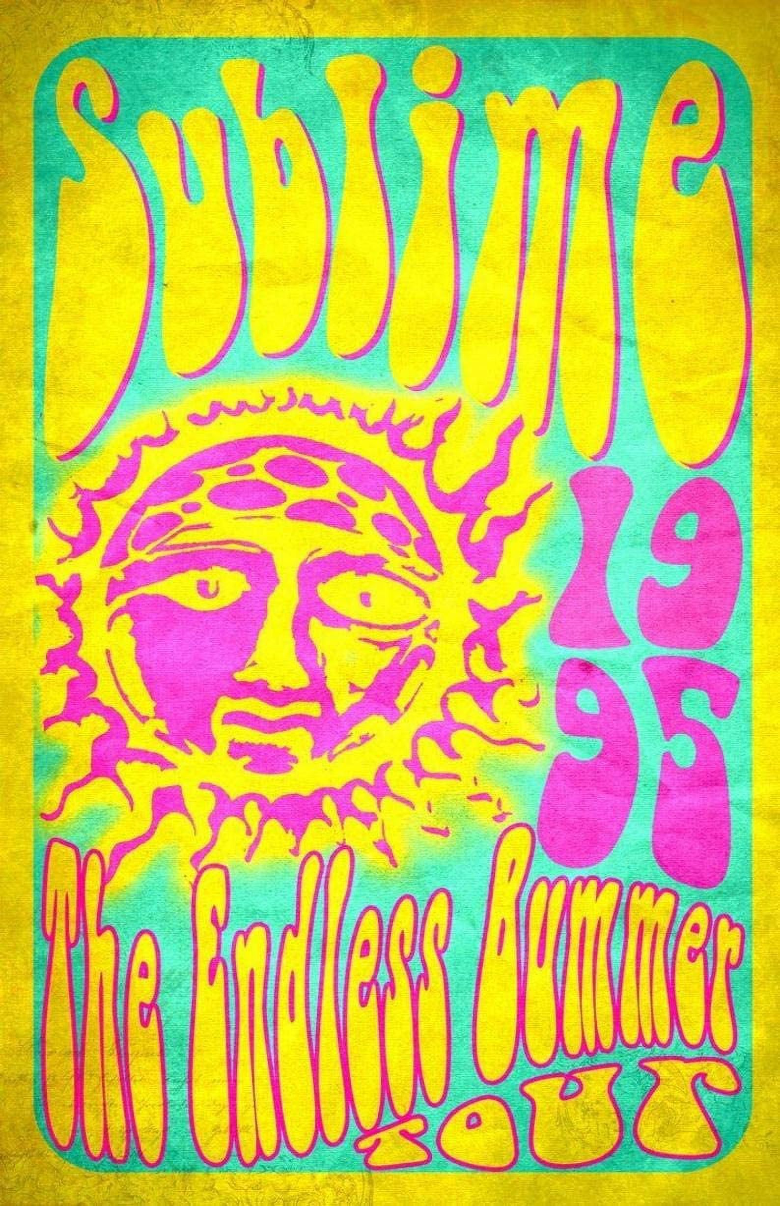 Psychedelic Sublime Metal Sign Retro Vintage Tin Sign Metal Poster Wall ...