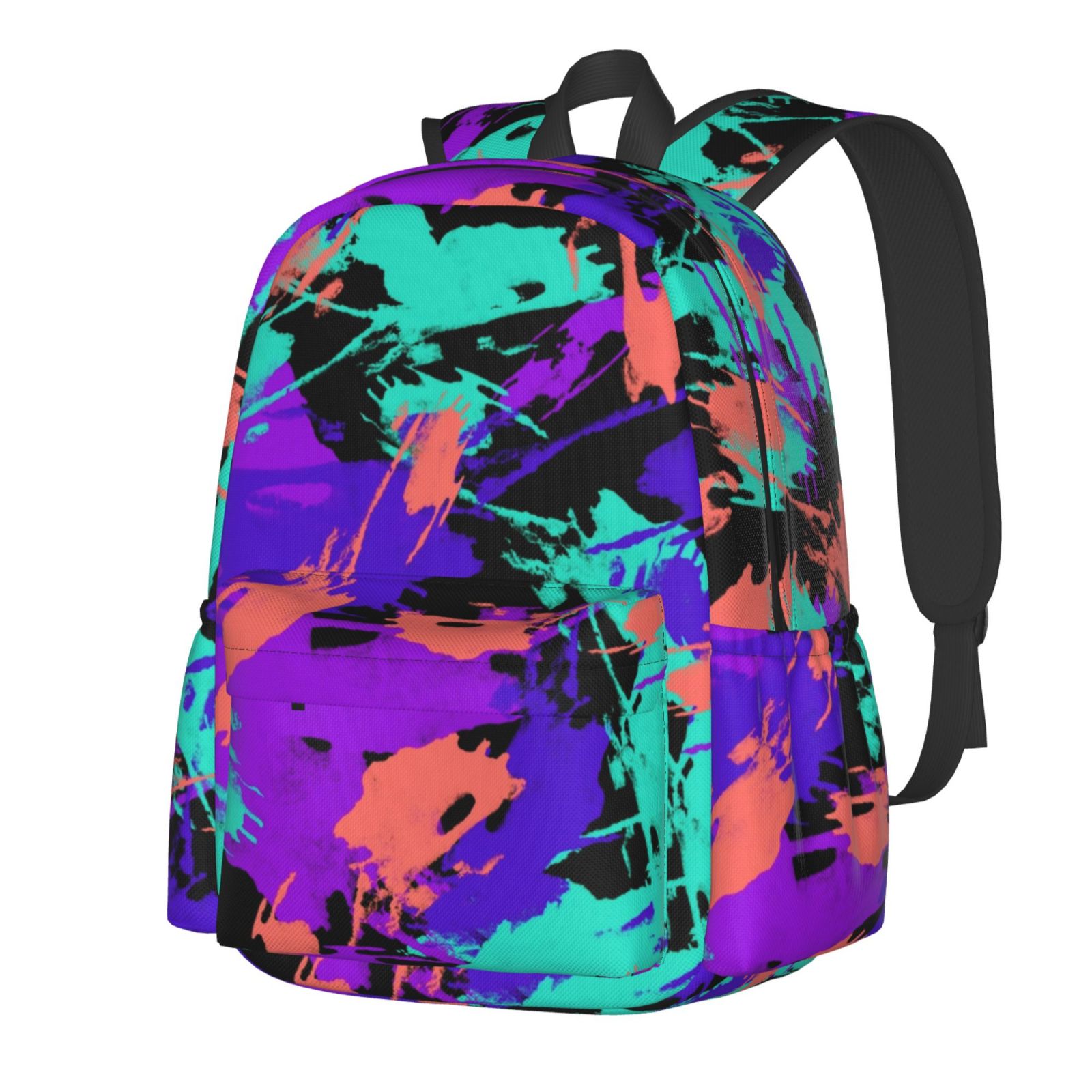 Psychedelic Tie Dye Backpack for Men Women Laptop Backpack Hiking ...