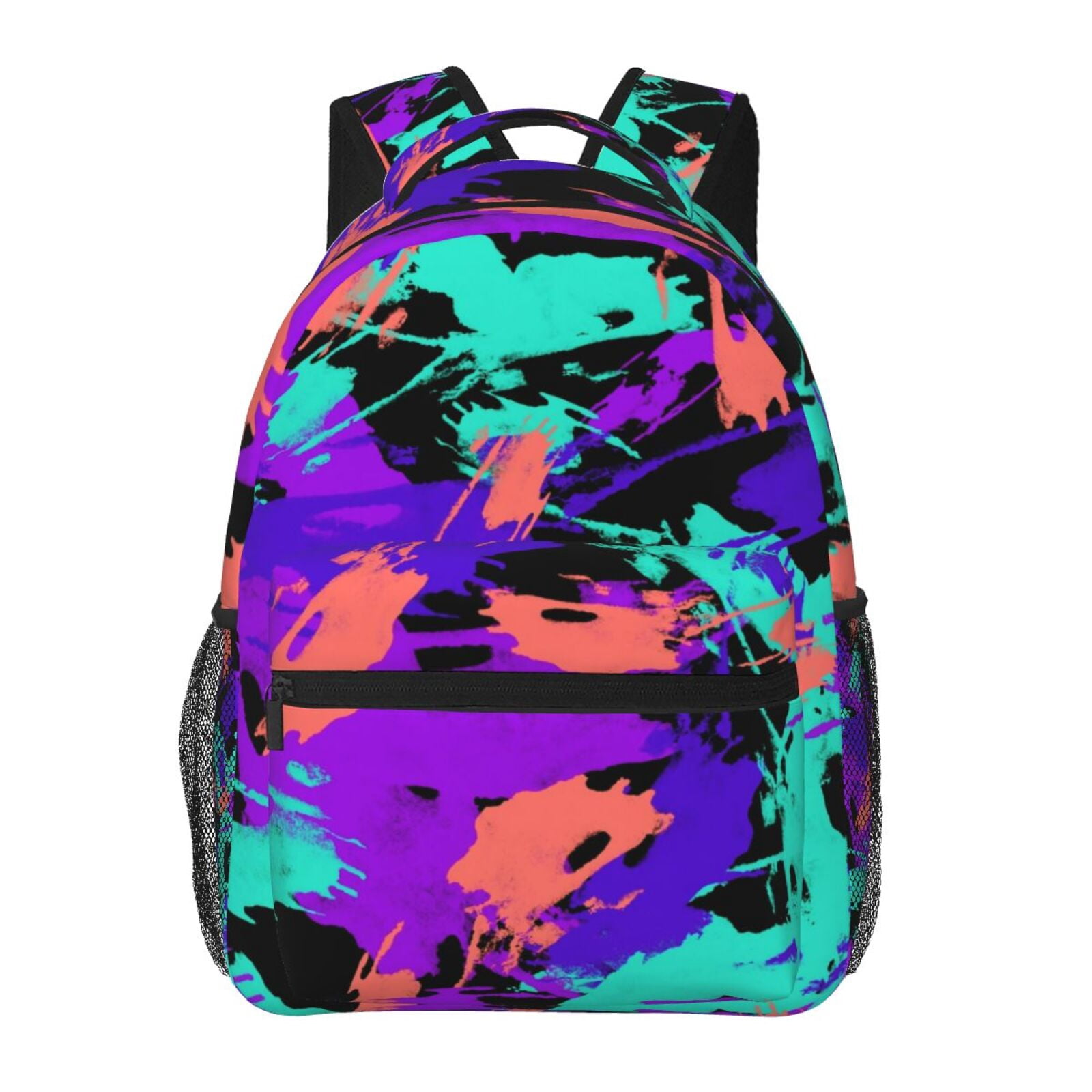 Psychedelic Tie Dye Backpack for Men Women Laptop Backpack Hiking ...