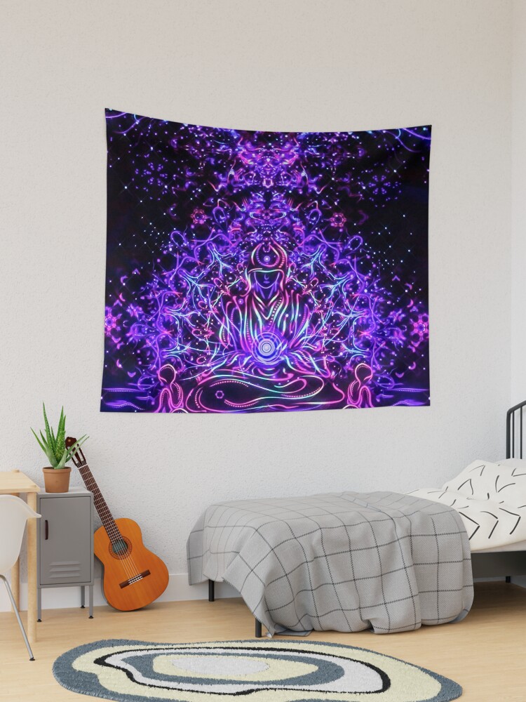 Psychedelic Trippy Blacklight Tapestry - Walmart.com