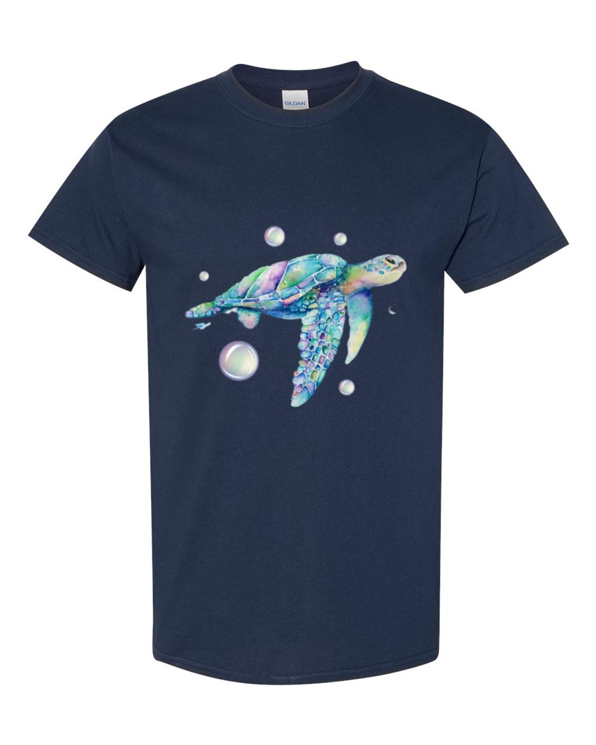 Psychedelic Turtle Graphic With Nature Inspired Retro Chill Vibe T ...