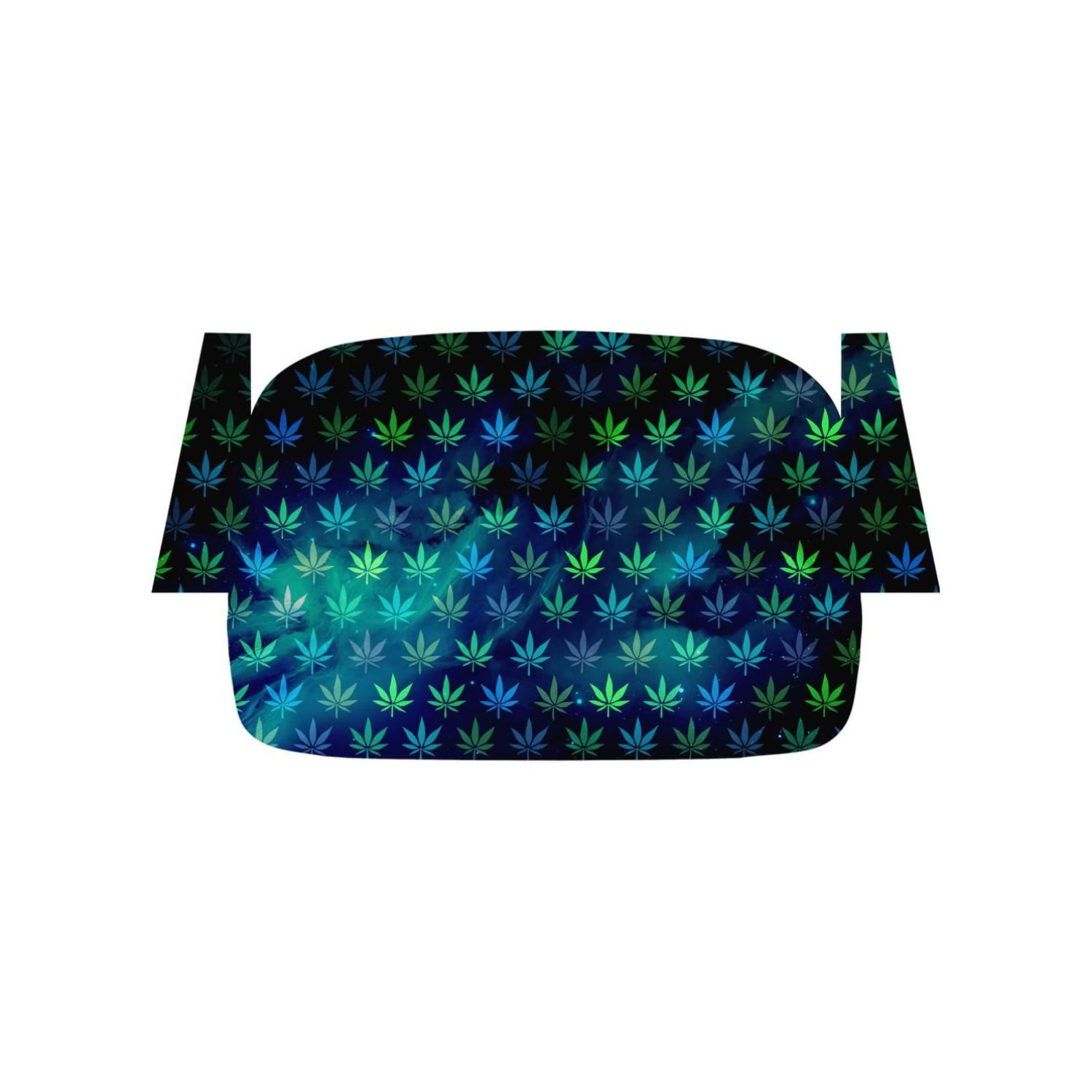 Psychedelic Weed Aesthetic Fanny Pack – Colorful Marijuana Leaf Waist ...