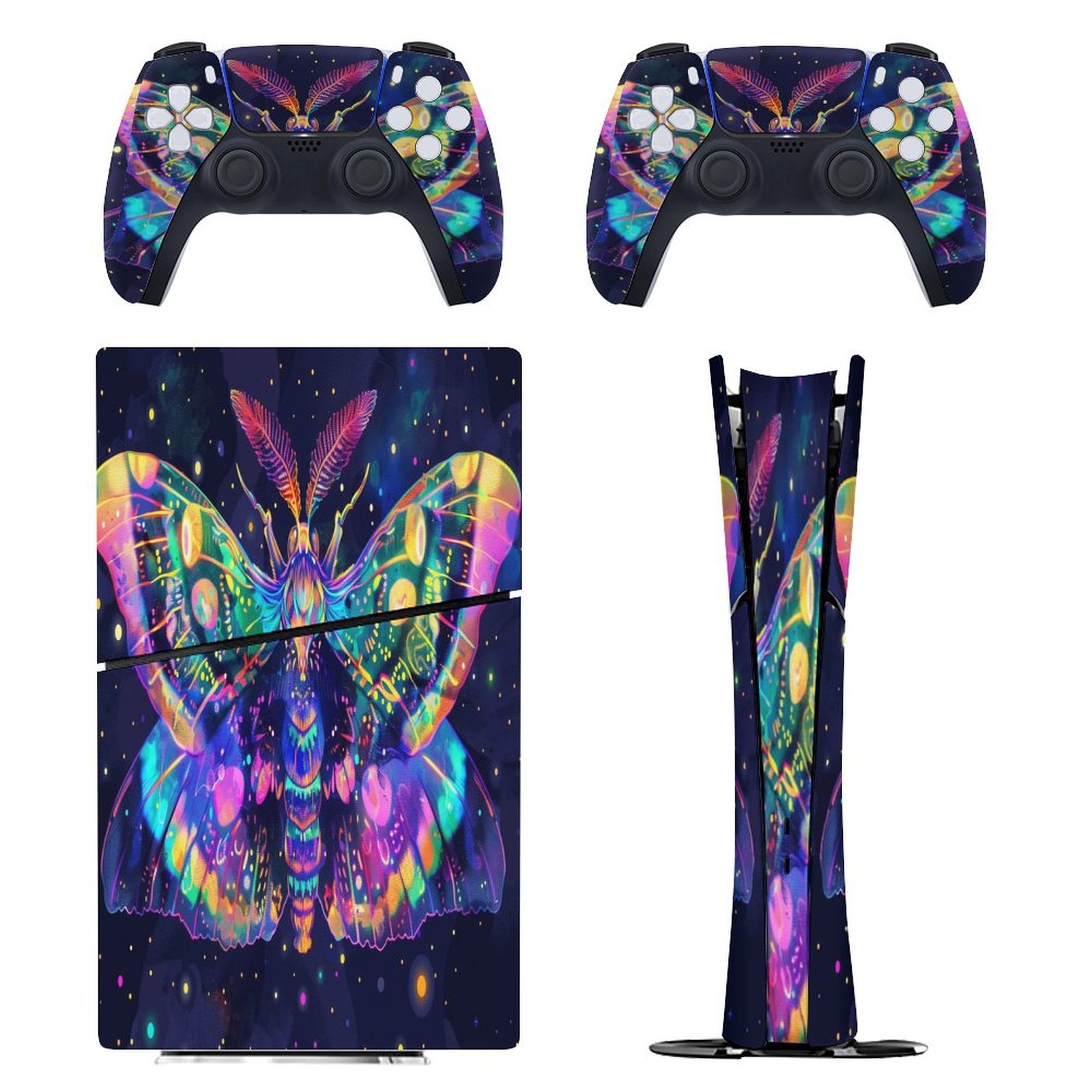 Psychedelic，butterfly PS5/PS5 Slim Digital Disc Skin Sticker For ...
