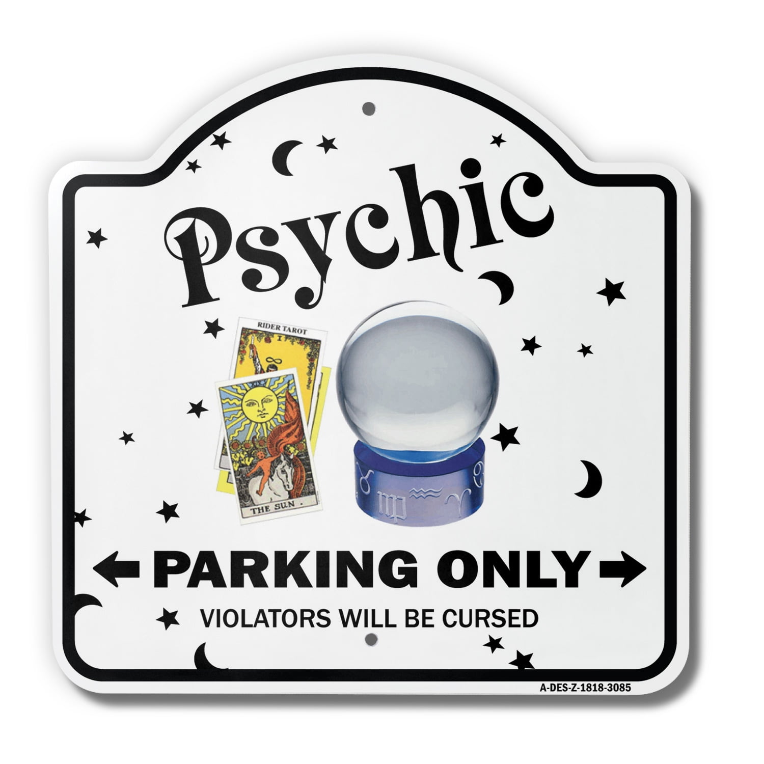 Psychic 18" X 18" Heavy-Gauge Aluminum Architectural Sign | SignMission ...