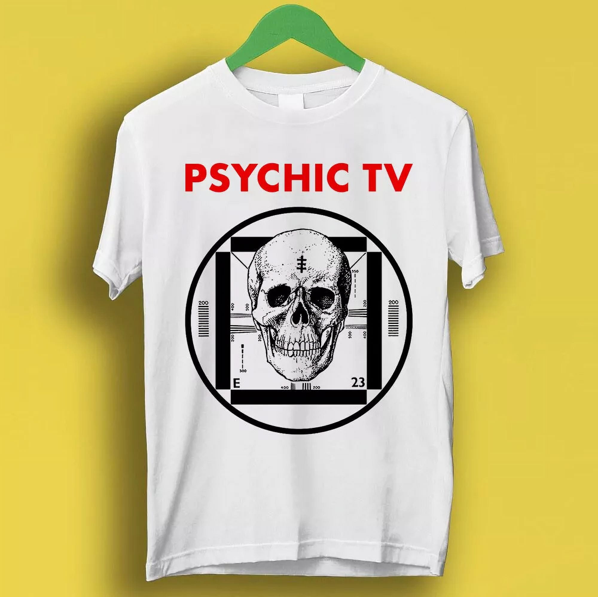 Psychic Tv Force The Hand Of Chance Punk Rock Retro Music Top Tee T ...