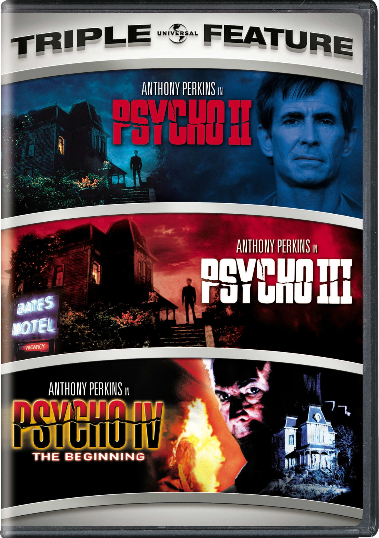 Psycho II/Psycho III/Psycho IV: The Beginning (DVD) - Walmart.com