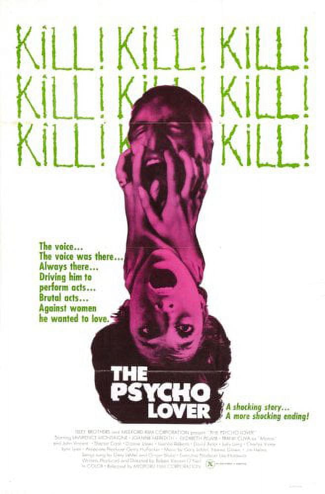 Psycho Lover The Movie Poster 12x16 Print on Metal Sign 12in x 16in ...