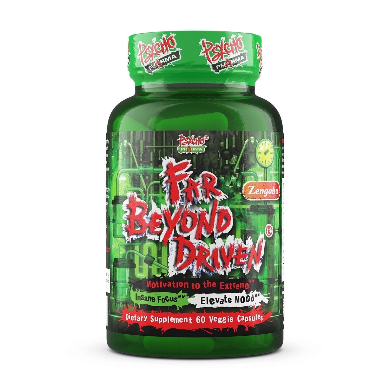 Psycho Pharma Far Beyond Driven - for Increased Energy to Burn with Improved Focus & Positive ...
