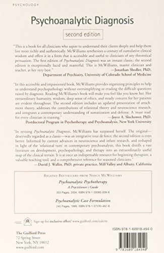 Pre-Owned Psychoanalytic Diagnosis: Understanding Personality Structure ...