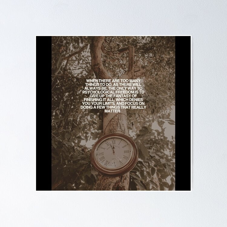 Psychological Freedom €“ Letting Go Of Overwhelm Poster- Unframed ...