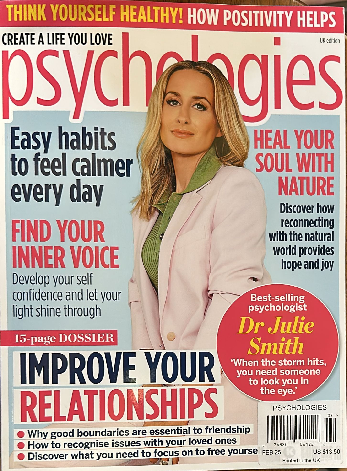 Psychologies Uk Magazine February 2025 - Walmart.com