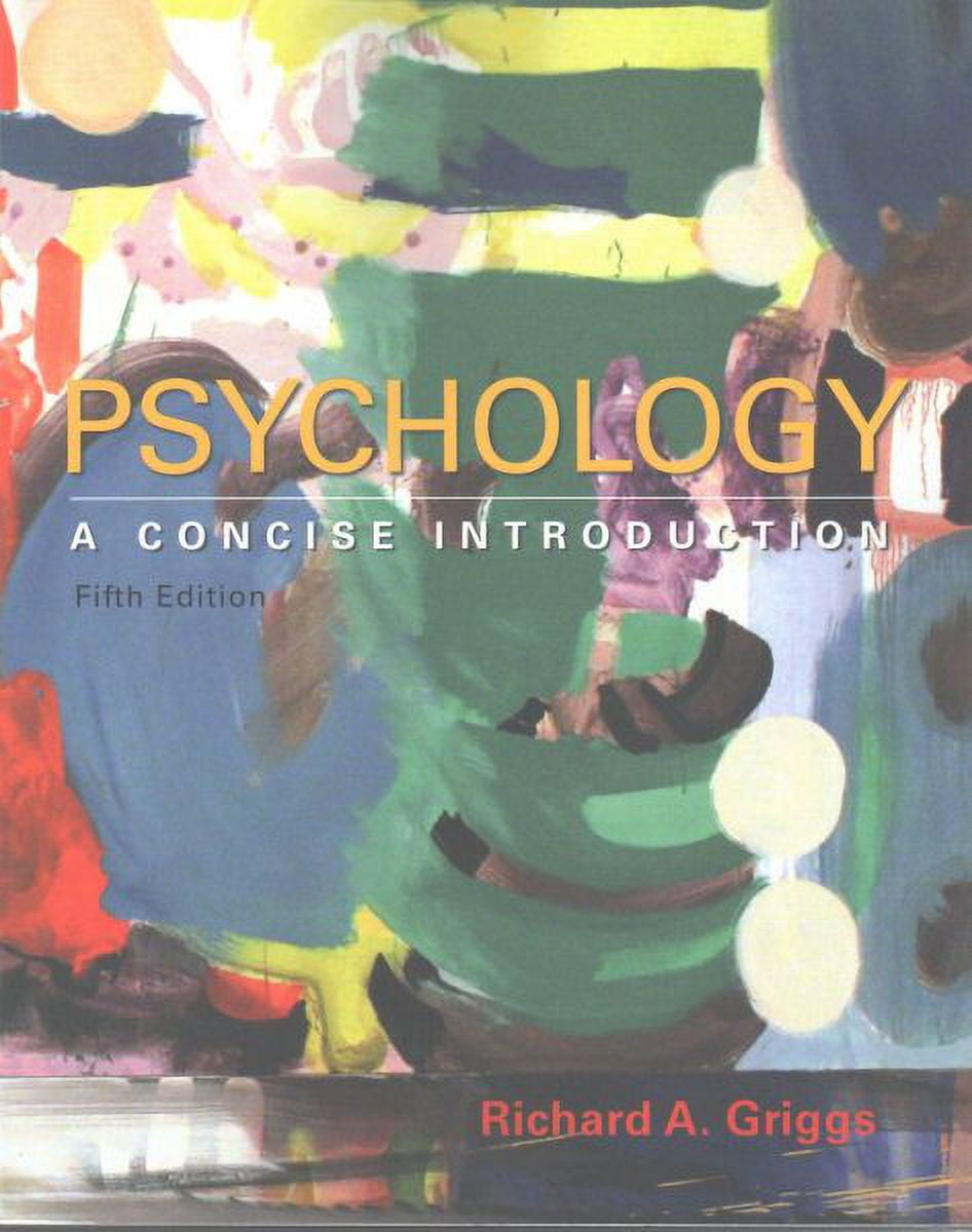 Psychology: A Concise Introduction (Paperback) by Richard A Griggs ...