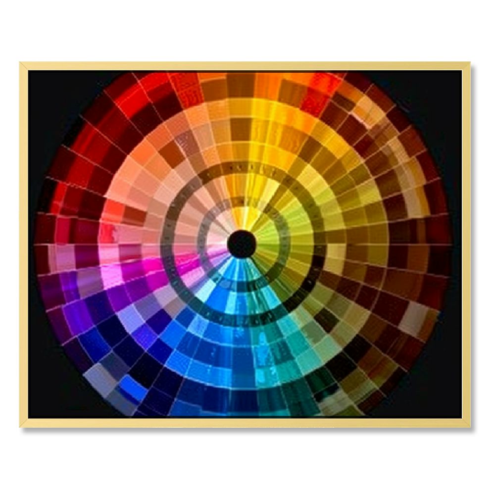 Psychology Color Posters Educational Posters Colorful Circles Wall Art ...