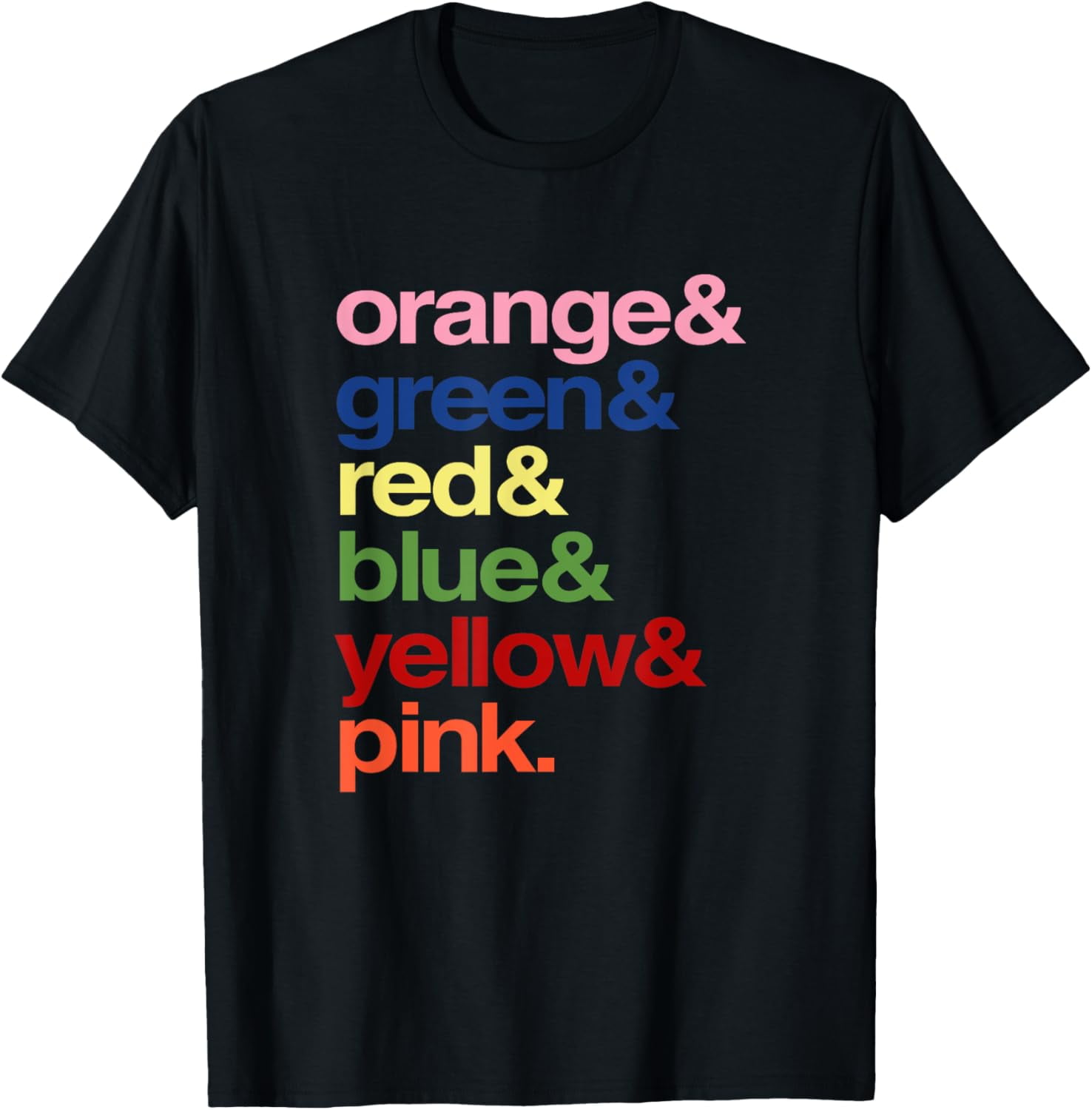 Psychology Humour Stroop Interference Colour Test Students T-Shirt100 ...
