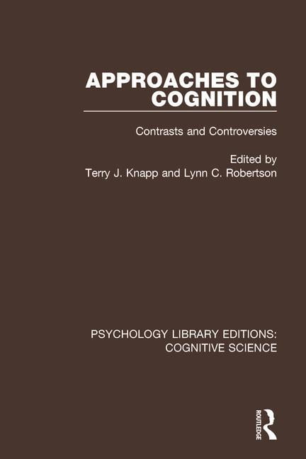 Psychology Library Editions: Cognitive S Approaches to Cognition ...